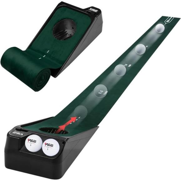 Games | Putting Matt With Electric Auto Ball Return Mini Putting ...